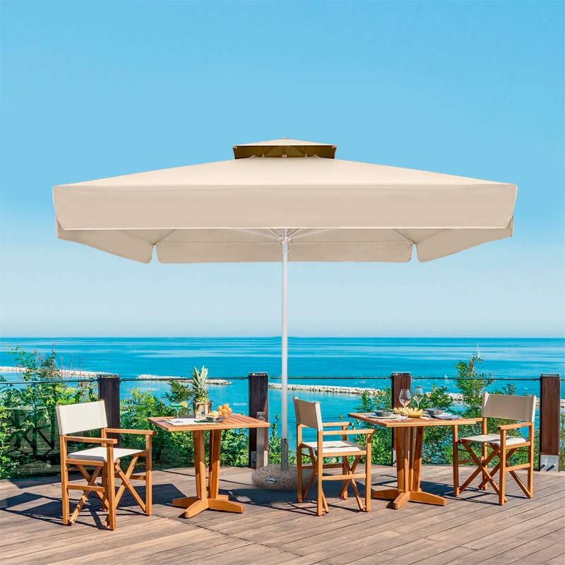 Juno Megapap professional umbrella aluminium frame fabric in ecru color ...