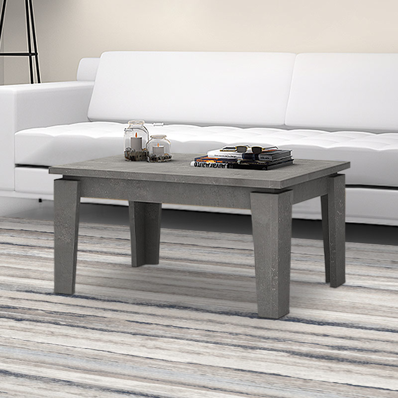 Growth Megapap melamine coffee table in grey color 90x45x45cm. cyprus