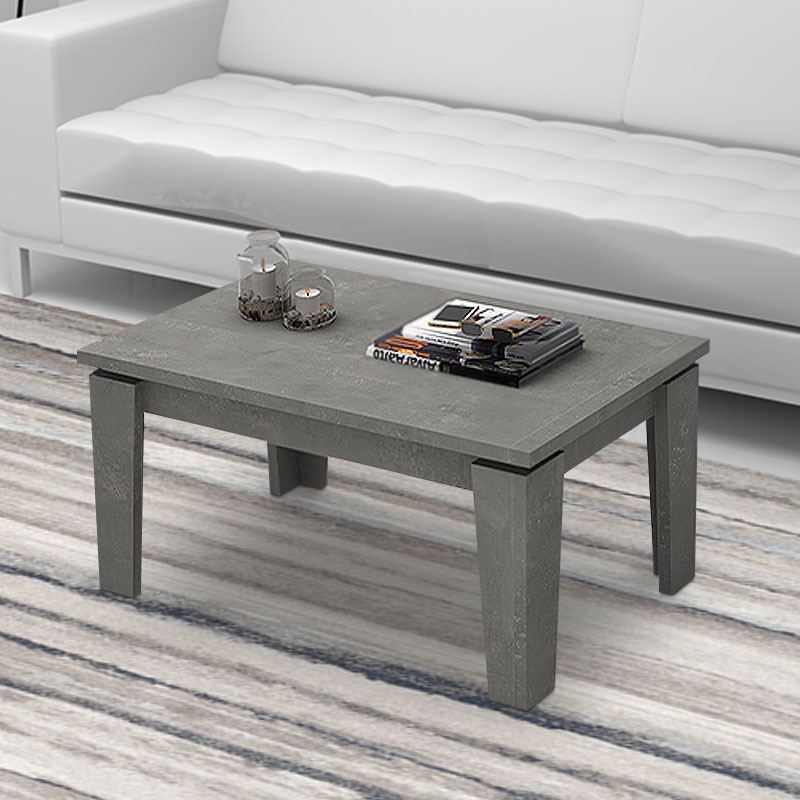 Growth Megapap melamine coffee table in grey color 90x45x45cm. cyprus