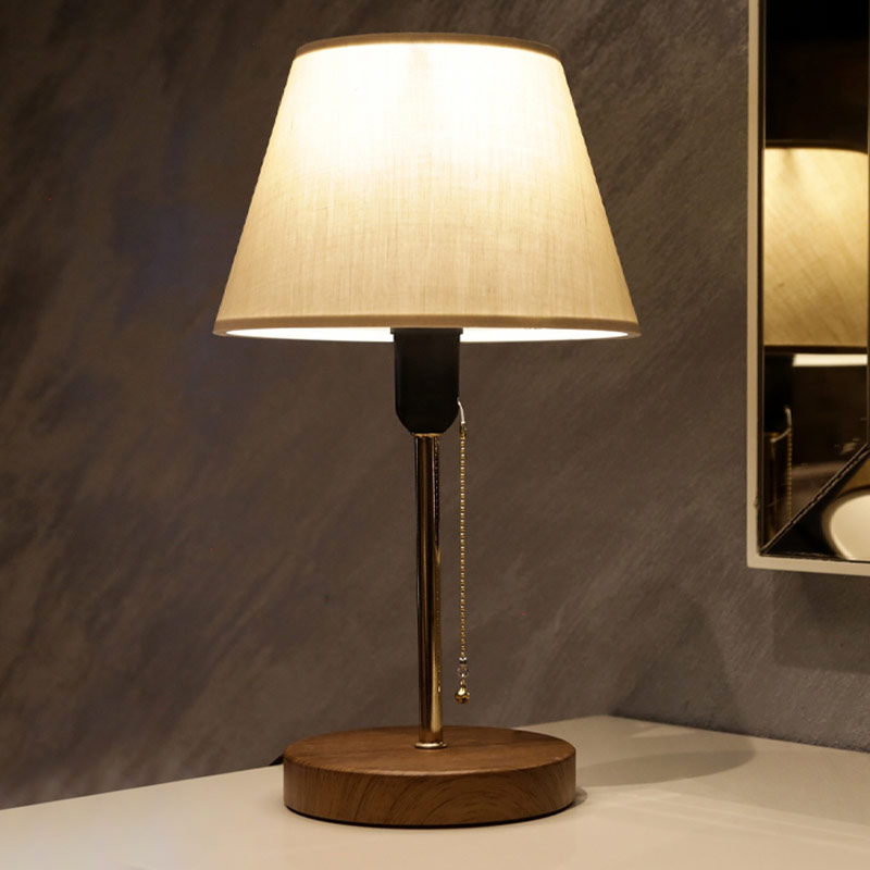 Tipton Megapap metallic/plastic/Mdf table lamp in beige/golden/brown ...