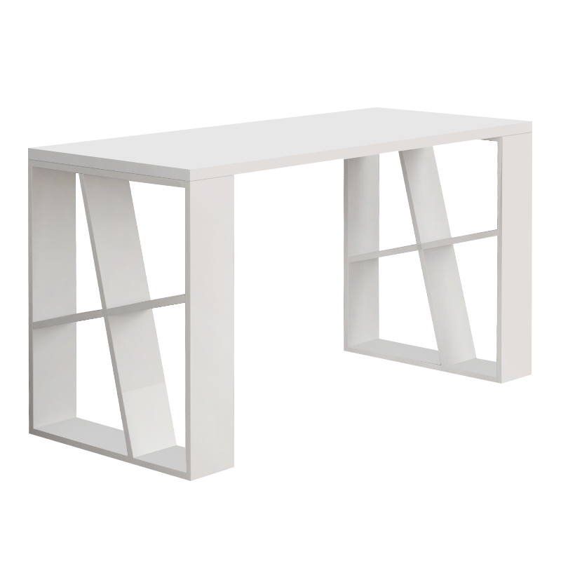 Honey Megapap melamine desk in white color 137x60x75cm cyprus